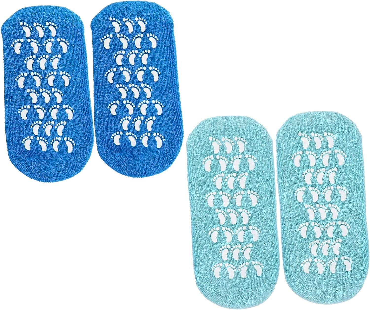 2 Pairs Gel Socks Heel Repair Sock Heel Softening Socks Lotion Socks ...