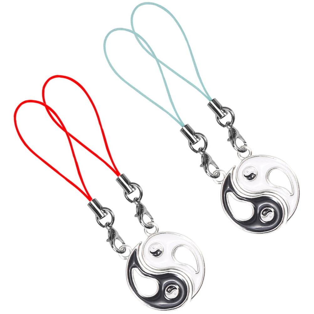 2 Pairs Gossip Mobile Phone Chain DIY Case for Bag and Decoration ...