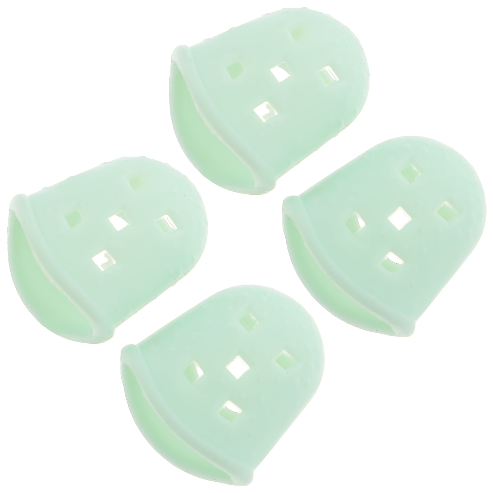 2 Pairs Guitar Thumb Picks Kalimba Finger Cots Anti-pain Covers ...