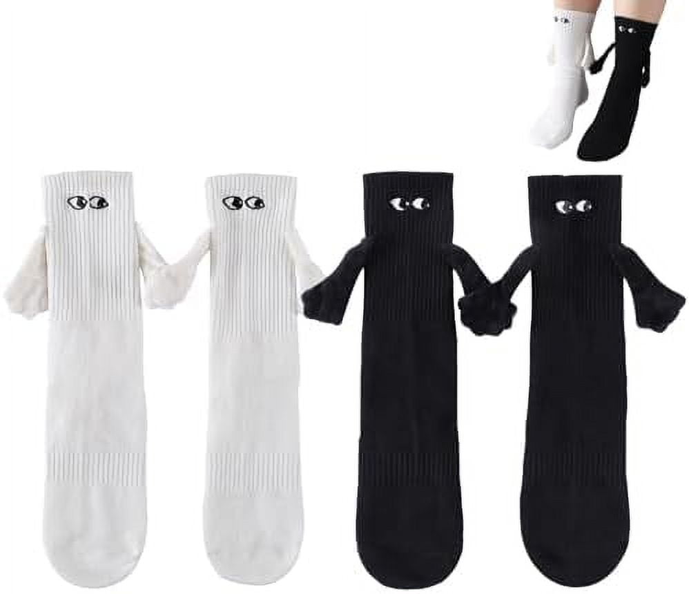 2 Pairs Hand Holding Socks Hand Socks Hand in Hand Unisex Gift for ...
