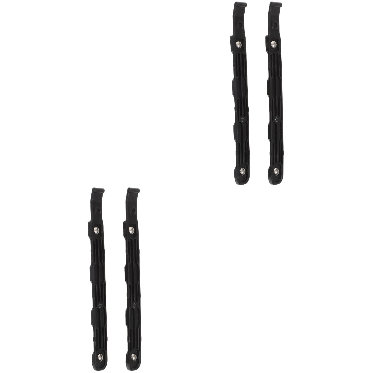 2 Pairs Hard Drive Mounting Plastic Rail Replacement 3.5-inch HDD ...