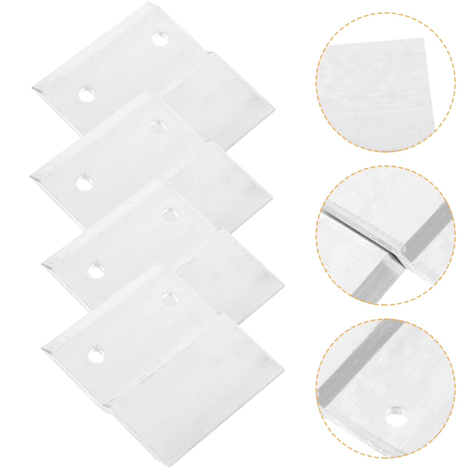 2 Pairs Headboard Framing Hanger Whiteboard Mounting Hardware Heavy ...