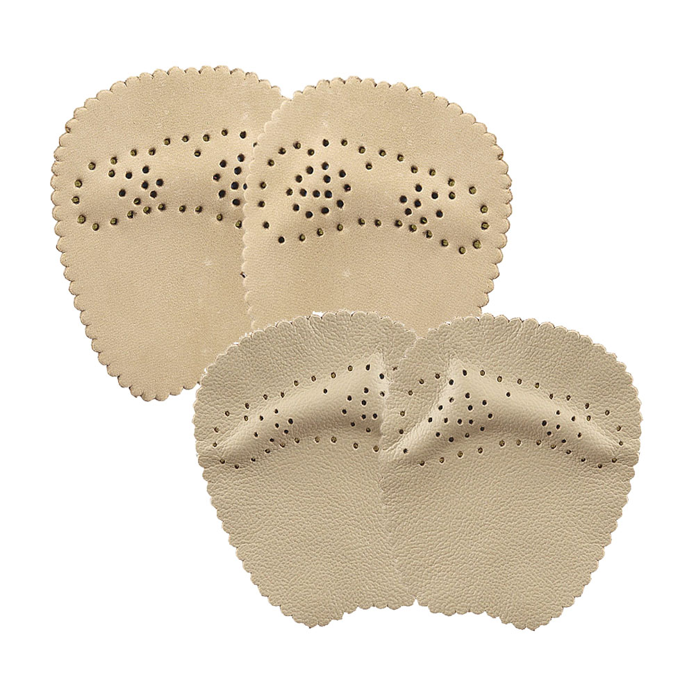2 Pairs High Heels Foot Pad Shoes Pads Elastic Leather Forefoot Rest ...