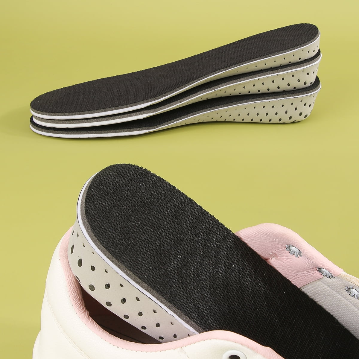 2 Pairs Invisible Inner Booster Pad Height Elevator Insoles Height ...