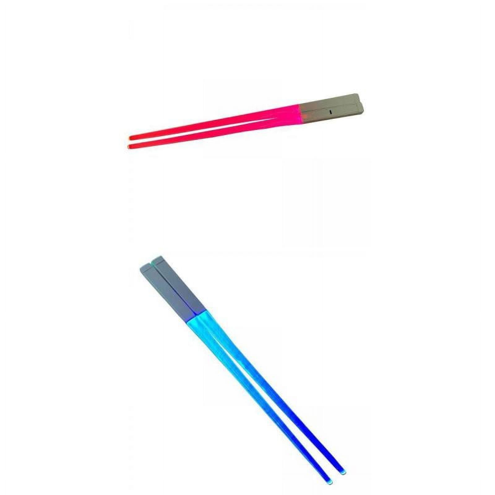 2 Pairs LED Lightsaber Chopstick Reusable Light Up Chopstick Kitchen ...