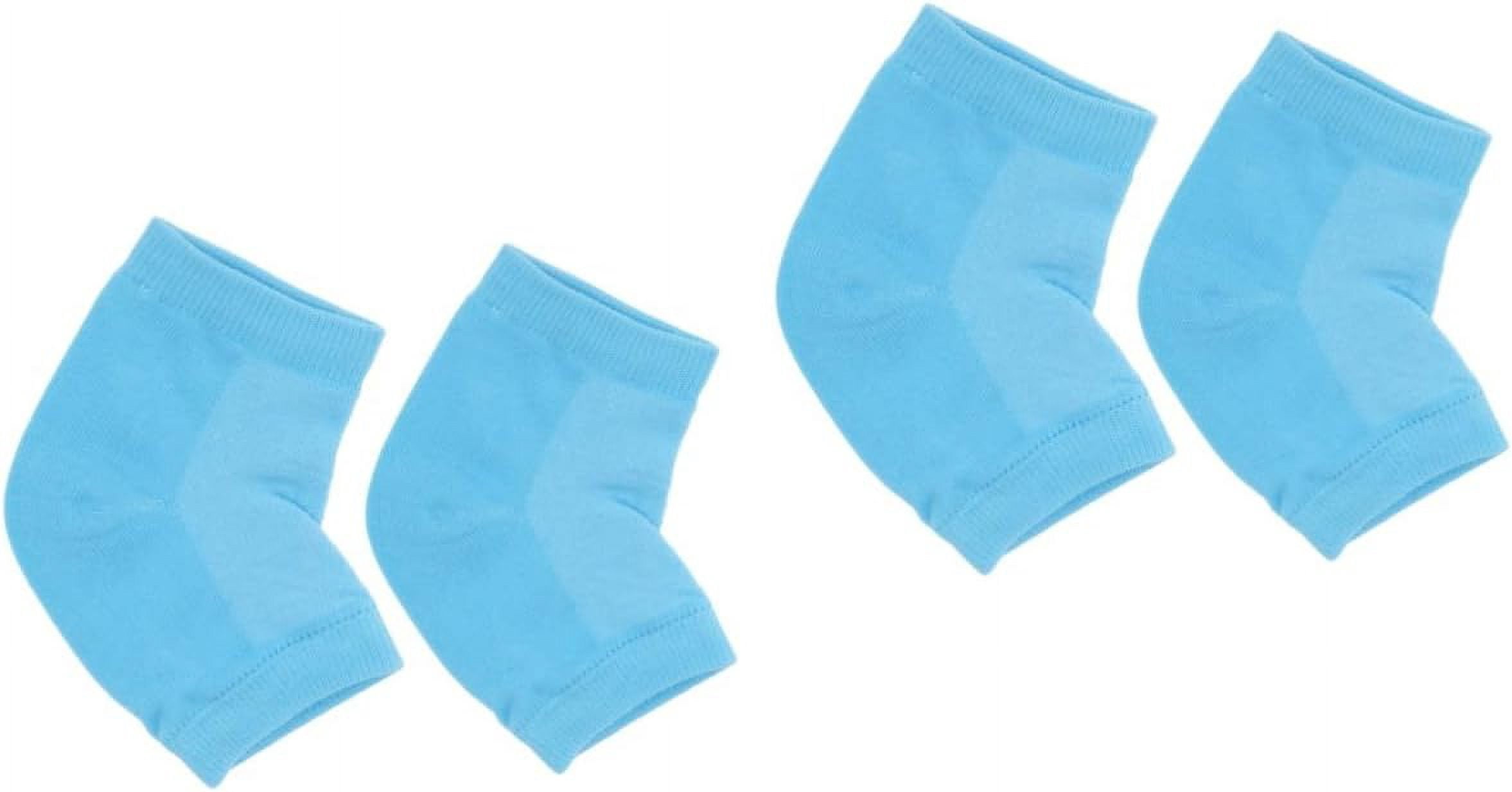 2 Pairs Ladies Socks Silicone Gel Foot Protectors for feet moisturizing ...