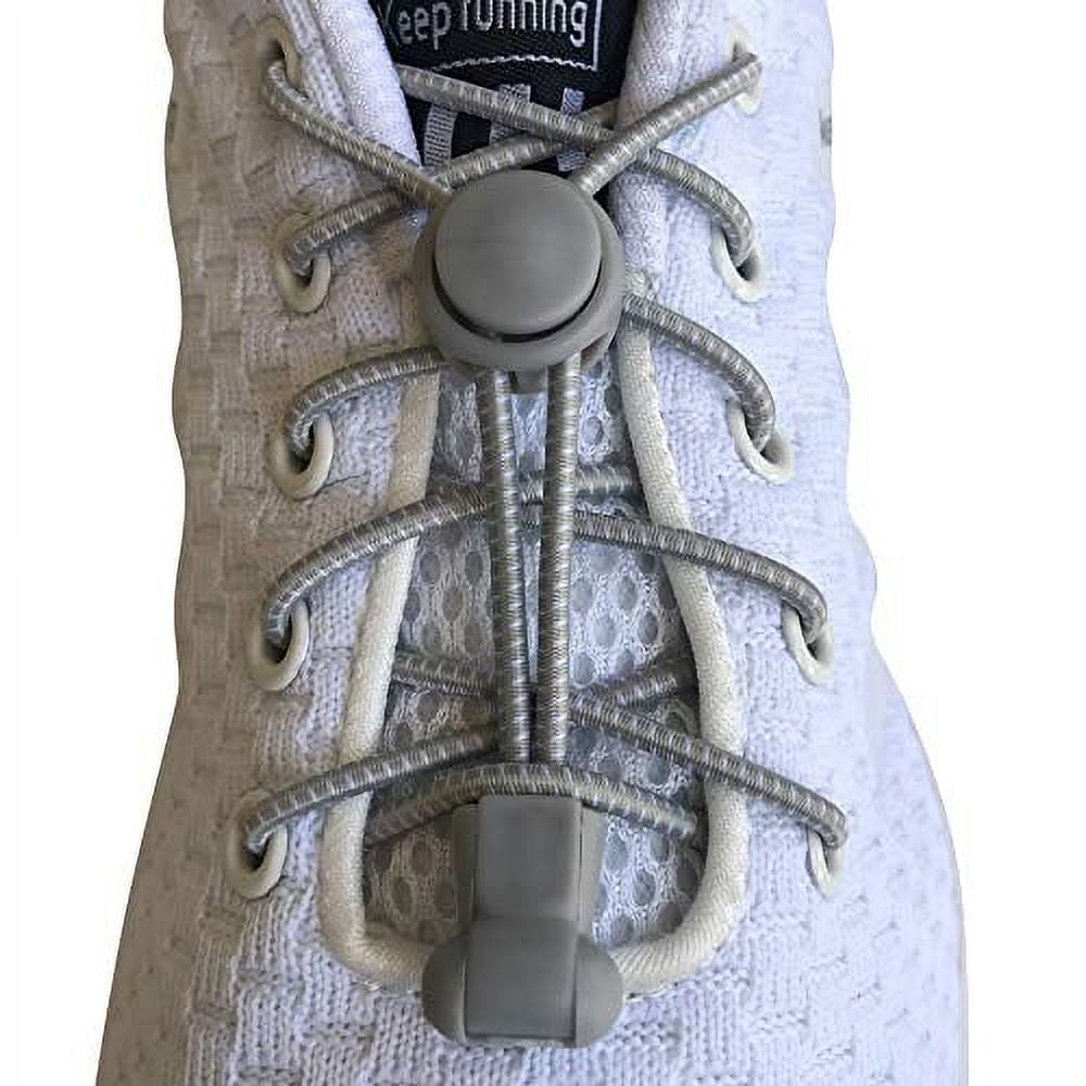 2 Pairs Lazy No Tie Elastic Tieless Lock Laces Shoe Laces Strings for ...