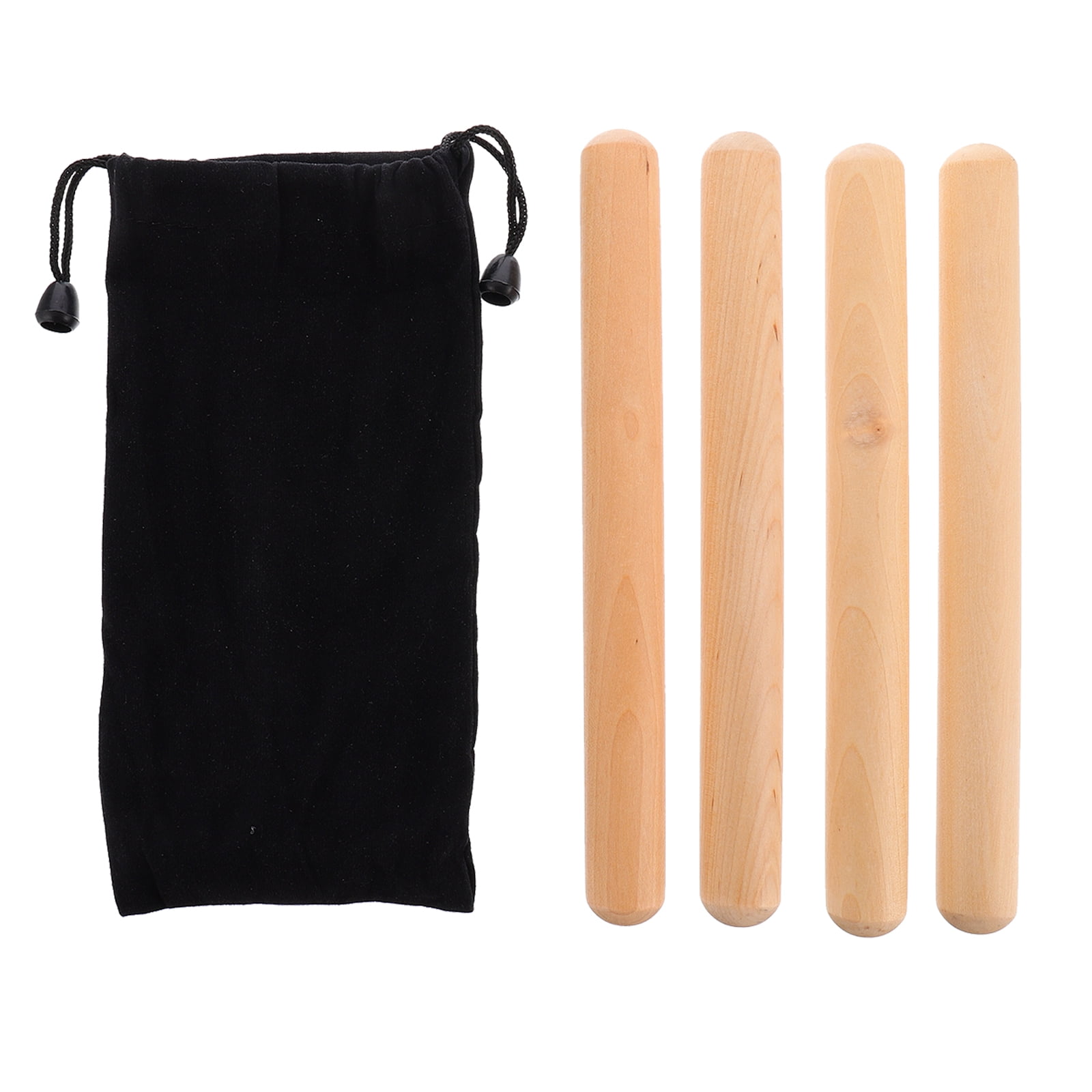 2 Pairs Lummi Stick Wooden Musical Percussion Instrument with Bag for ...
