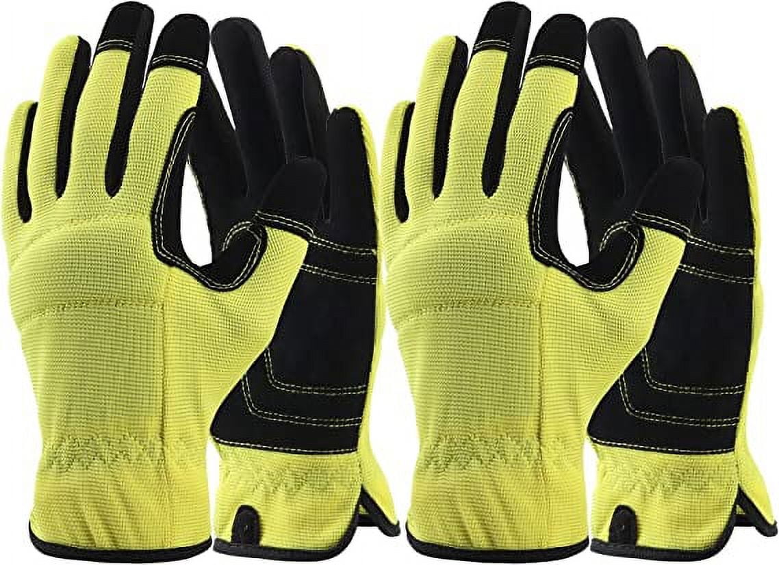 （2 Pairs M） Light Duty Work Gloves Gardening Warehouse Job Car Repair ...