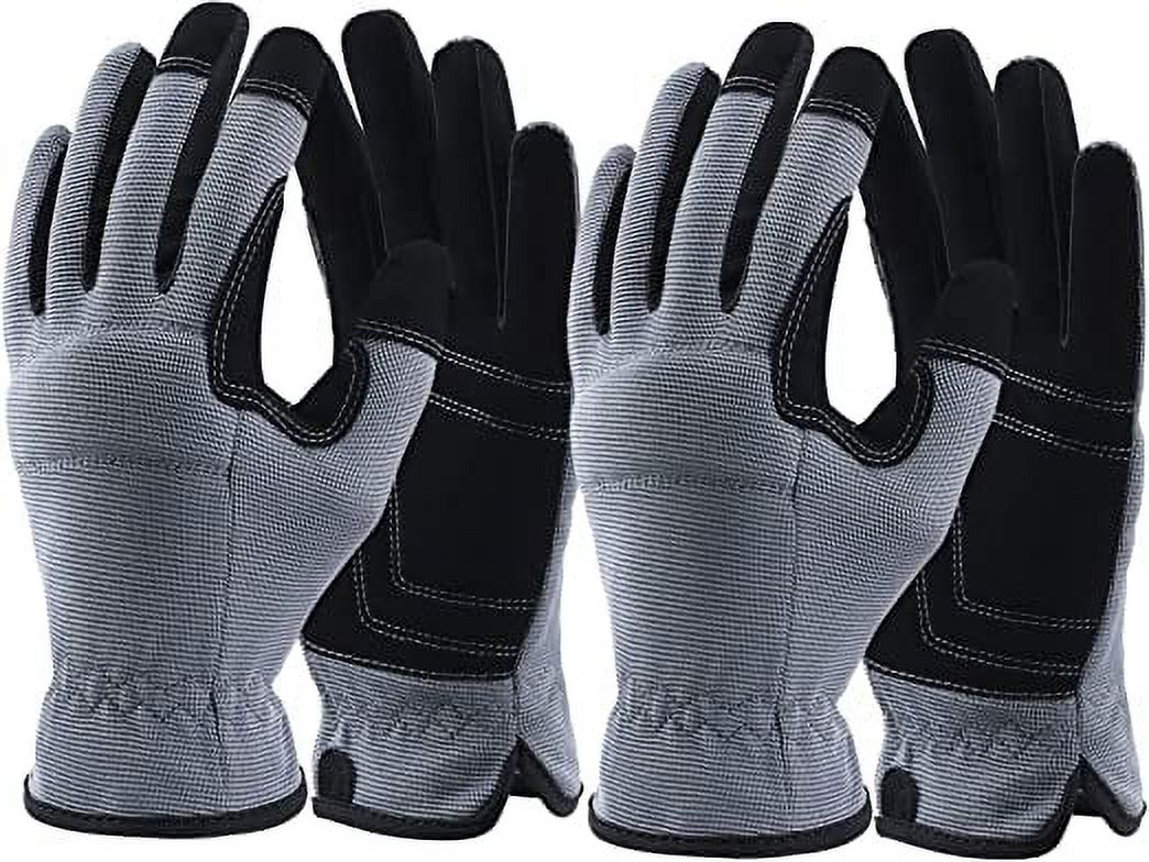 （2 Pairs M） Light Duty Work Gloves Gardening Warehouse Job Car Repair ...