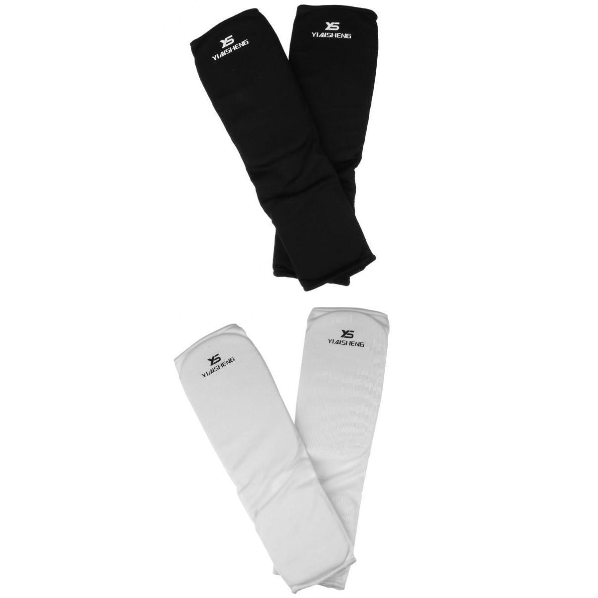 2 Pairs MMA Shin Instep Guard Leg Pads Training Protective Gear ...
