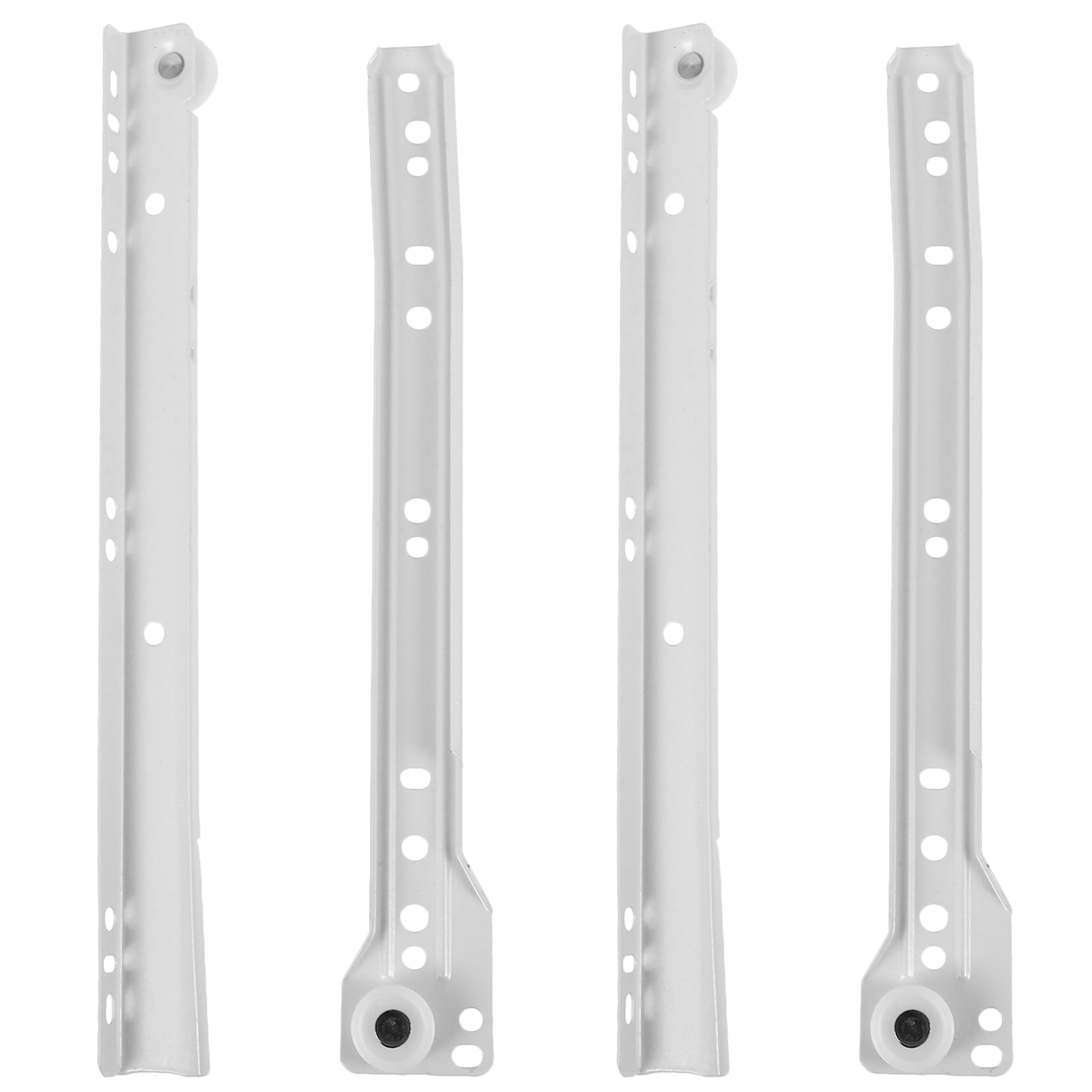 Raindrops 2 Pairs Metal Drawer Slides Kitchen Cabinet Rails Cupboard ...