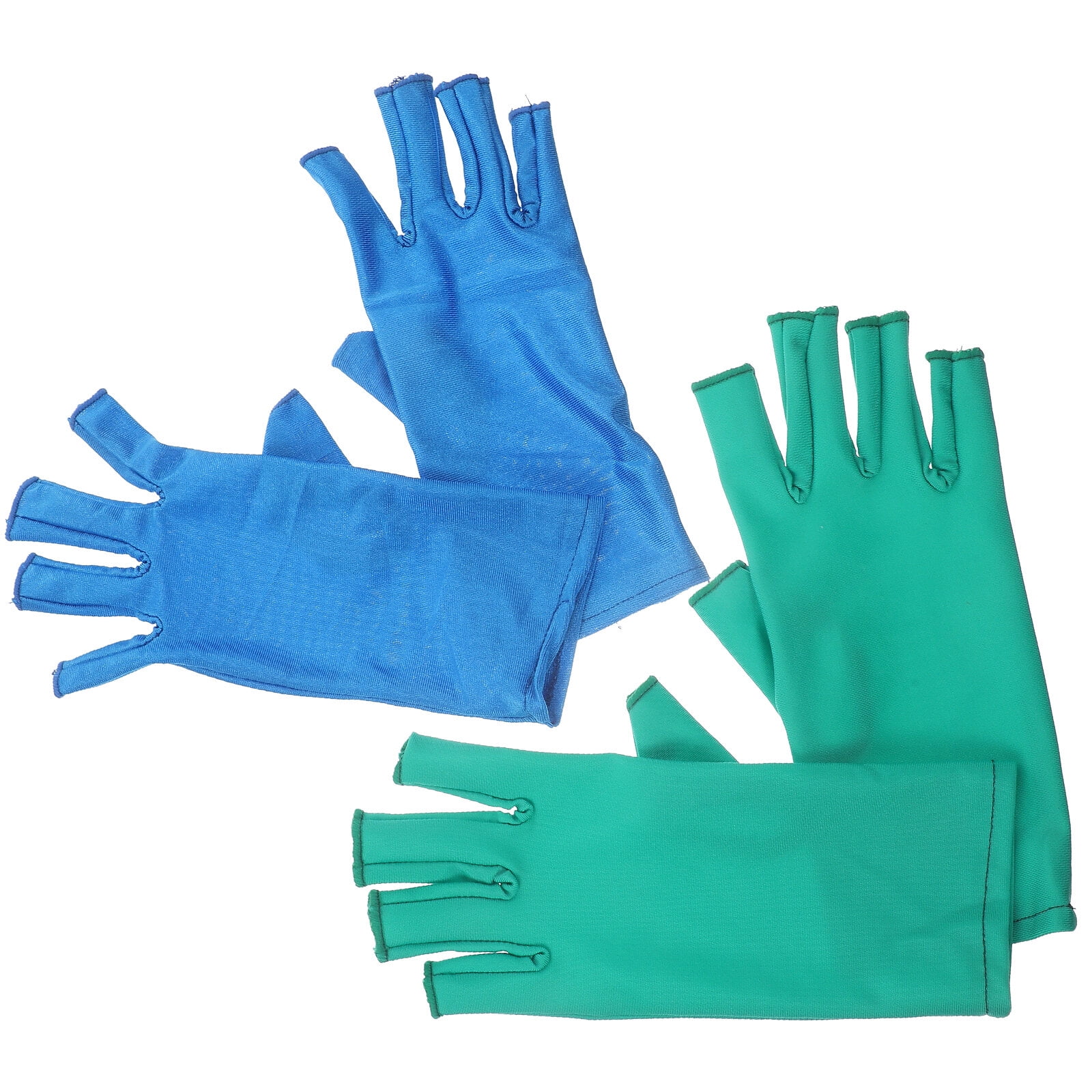 2 Pairs Mitts Elastic Sewing Gloves Quilting Nail Art Tools Crochet ...