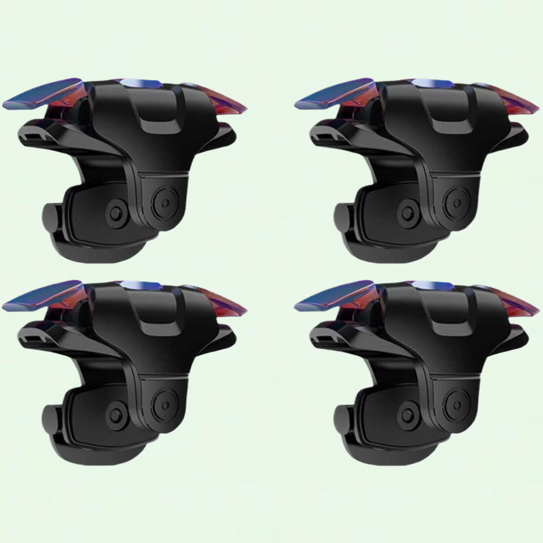 Mobile Game Controller, 2 Pairs Gamepad Triggers with Joystick Grips ...