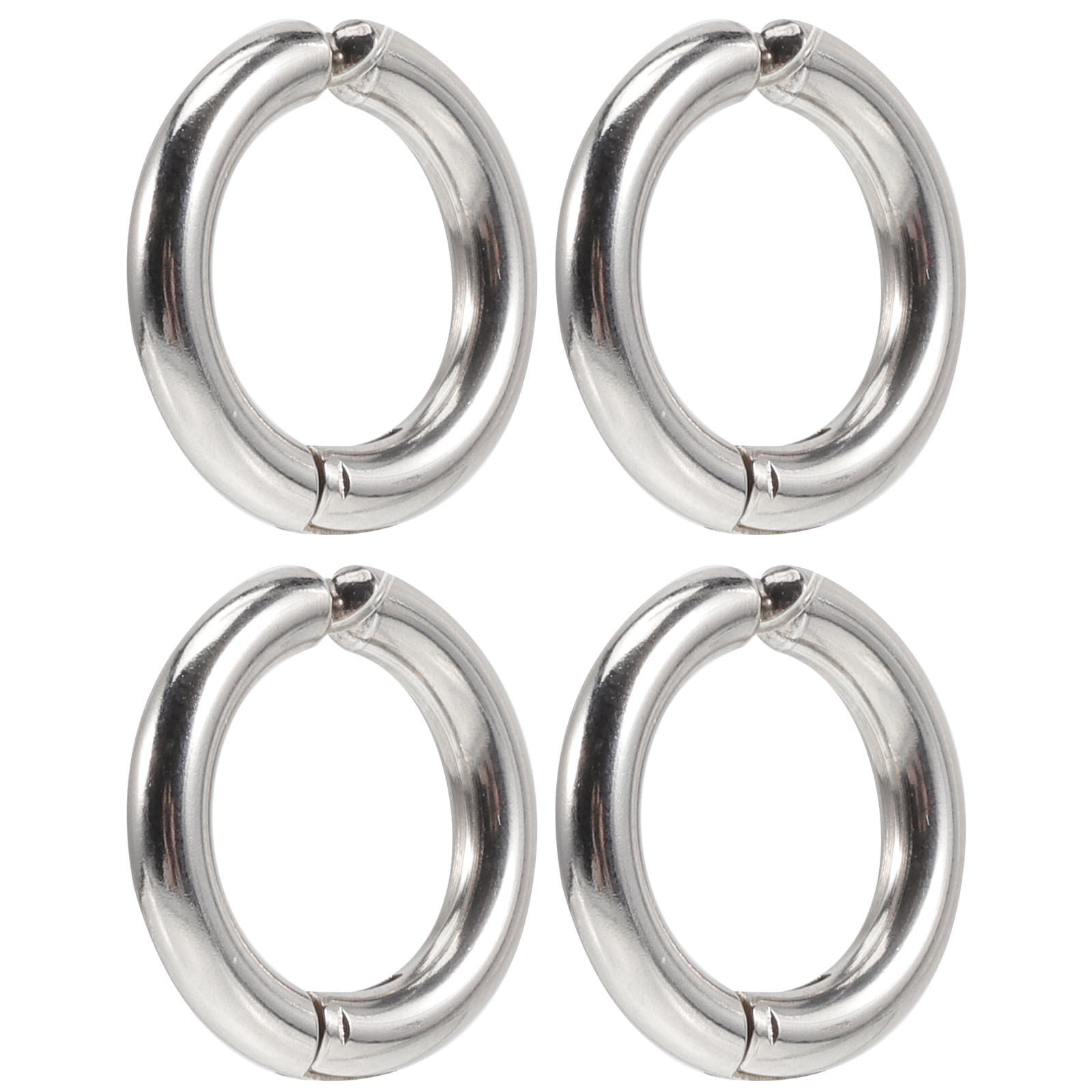 2 Pairs N Ear Clip Titanium Earrings Cuff for Women Hoops ...