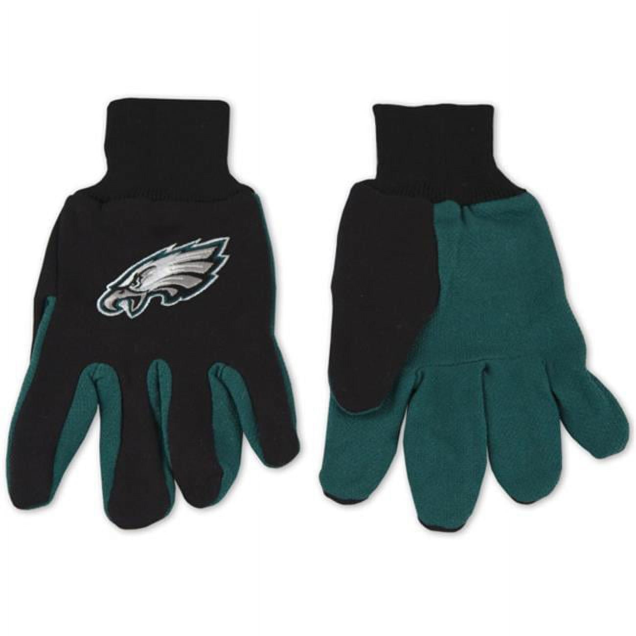 2 Pairs NFL Philadelphia Eagles Work Utility Rubber Dot Palm Grip Team Gloves - Walmart.com