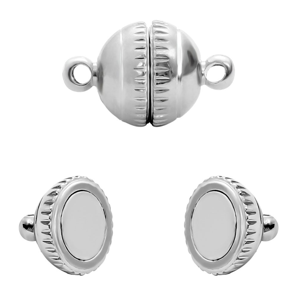 2 Pairs Necklace Magnetic Button Bracelet Magnetic Buckle Jewelries ...