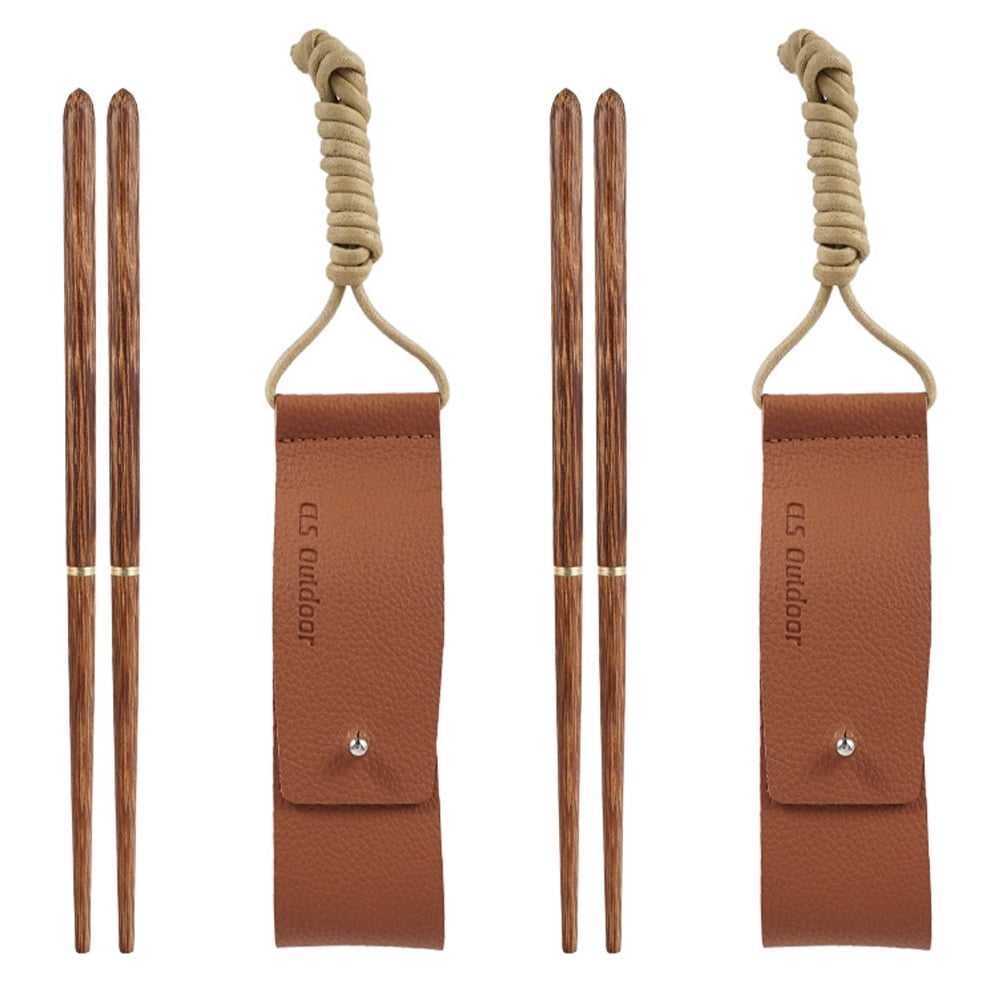 2 Pairs Portable Folding Chopsticks Cross-infection Prevention ...