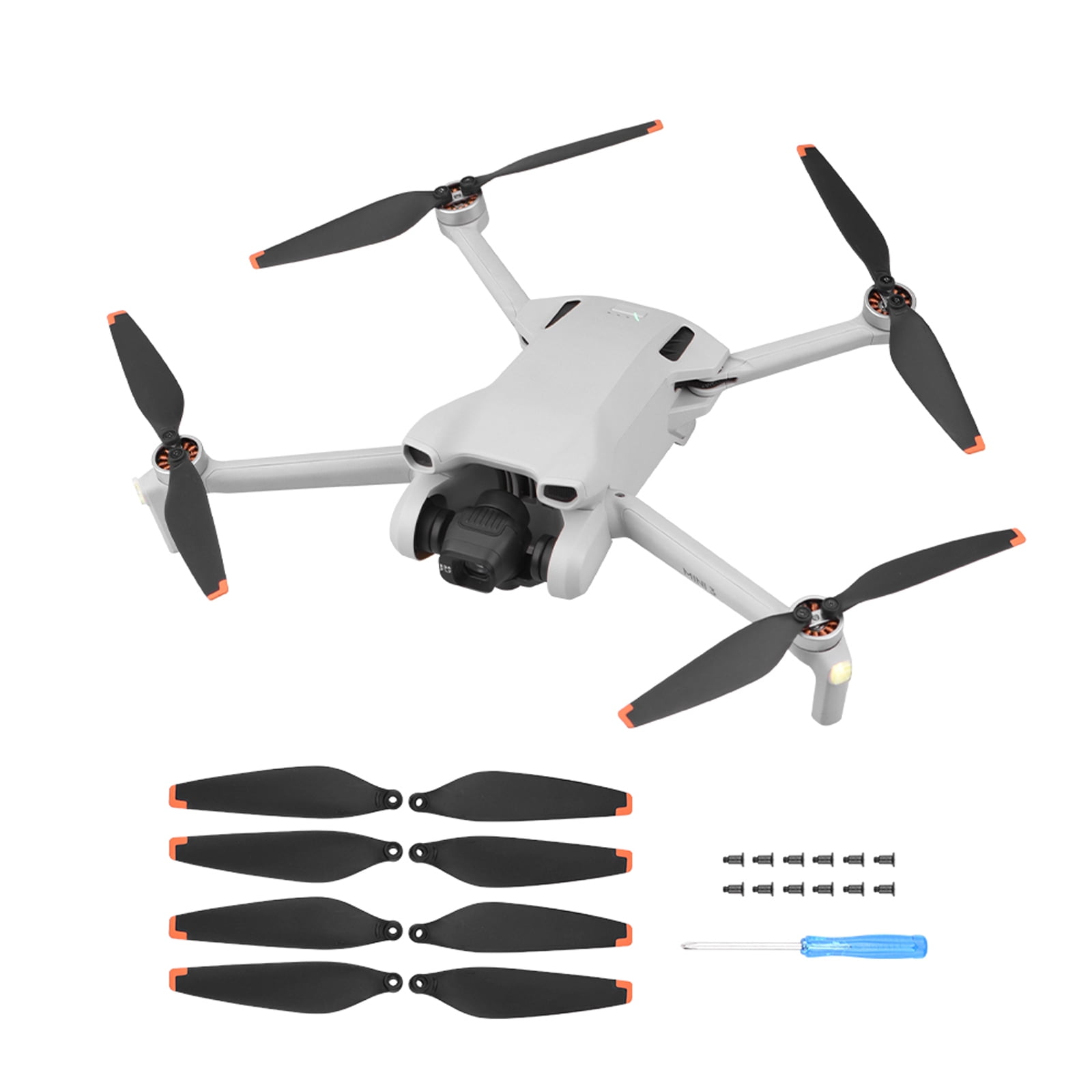 2 Pairs Propeller Props Blade TPU Lightweight Wing Fans for Dji Mini 3 ...