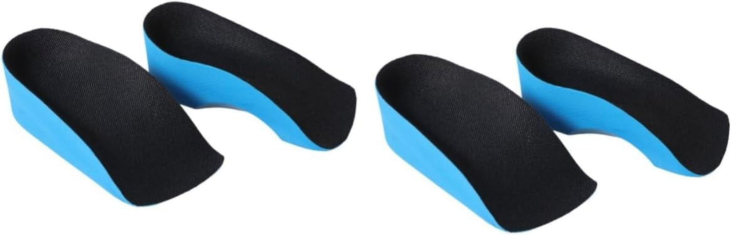 2 Pairs Pu Insoles Heightening Boot Shoe Insoles Height Increase ...