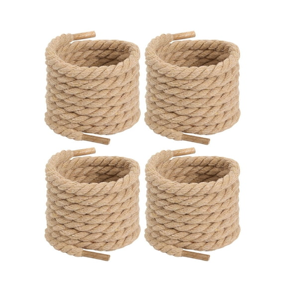 2 Pairs Reinforced Round Laces For Casual Shoes 120cm Color Abrasion ...
