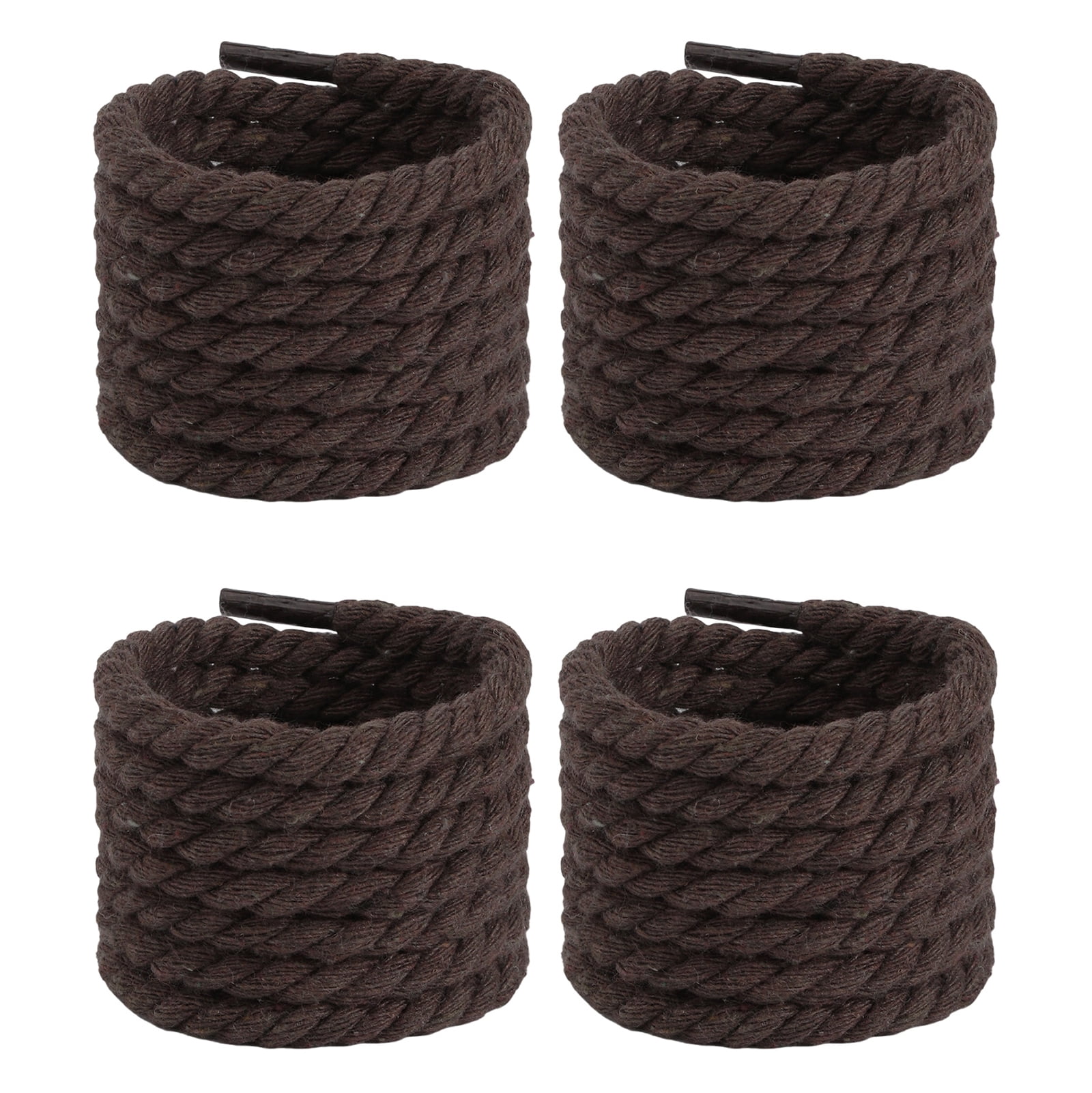 2 Pairs Reinforced Round Laces For Casual Shoes 120cm Color Abrasion ...