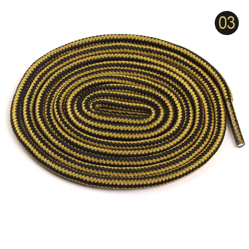 2 Pairs Round Dual Colored Striped Shoe Laces for Sneakers, 18 Colors ...