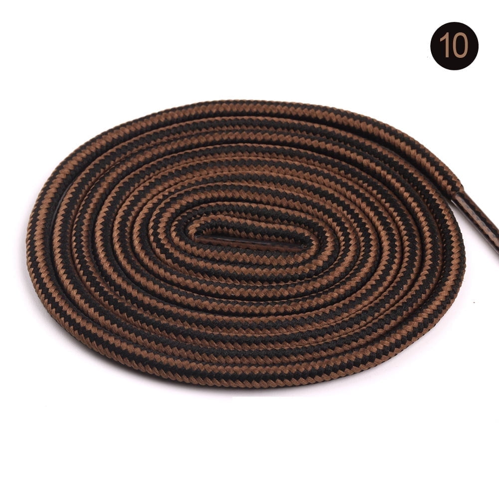 2 Pairs Round Dual Colored Striped Shoe Laces for Sneakers, 18 Colors ...