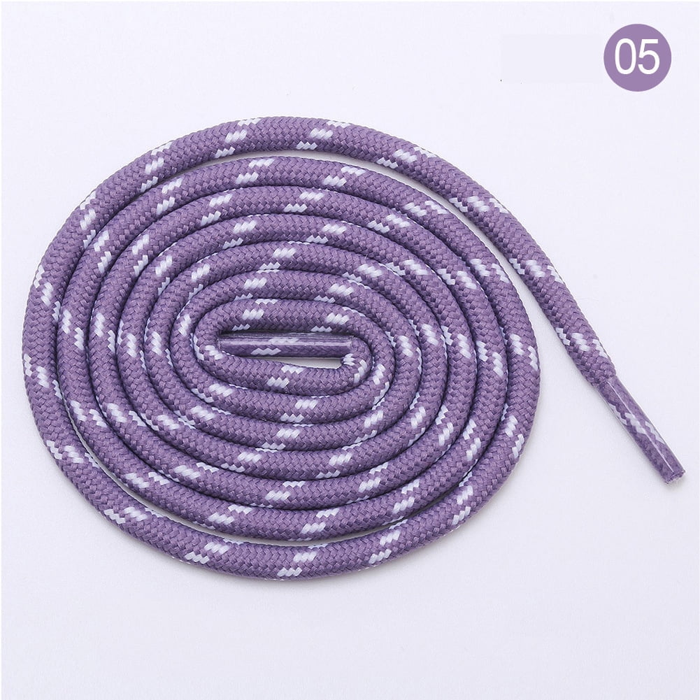 2 Pairs Round Shoe Laces for Boots, 7 Colors Shoelaces for Heavy Duty ...