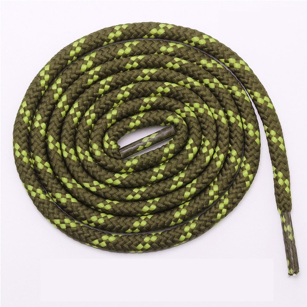 2 Pairs Round Shoe Laces for Boots, 7 Colors Shoelaces for Heavy Duty ...