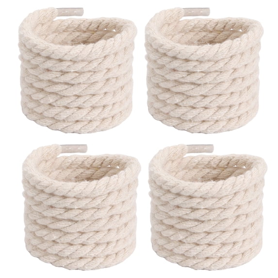 2 Pairs Thickened Rope Round Shoelaces 120cm Length Color Shoe Strings ...