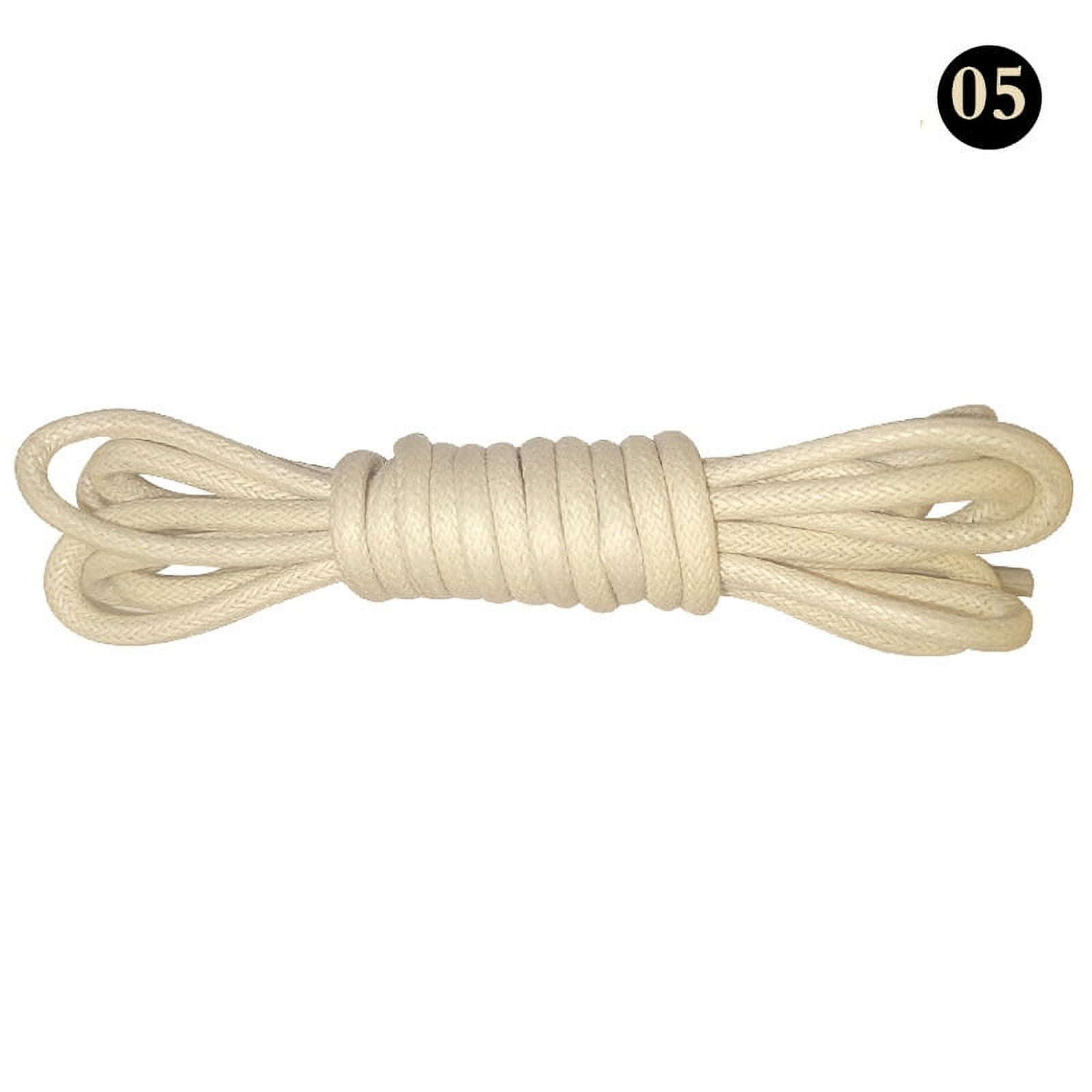 2 Pairs Round Waxed Shoe Laces for Dress Shoes, 11 Colors Shoelaces for ...