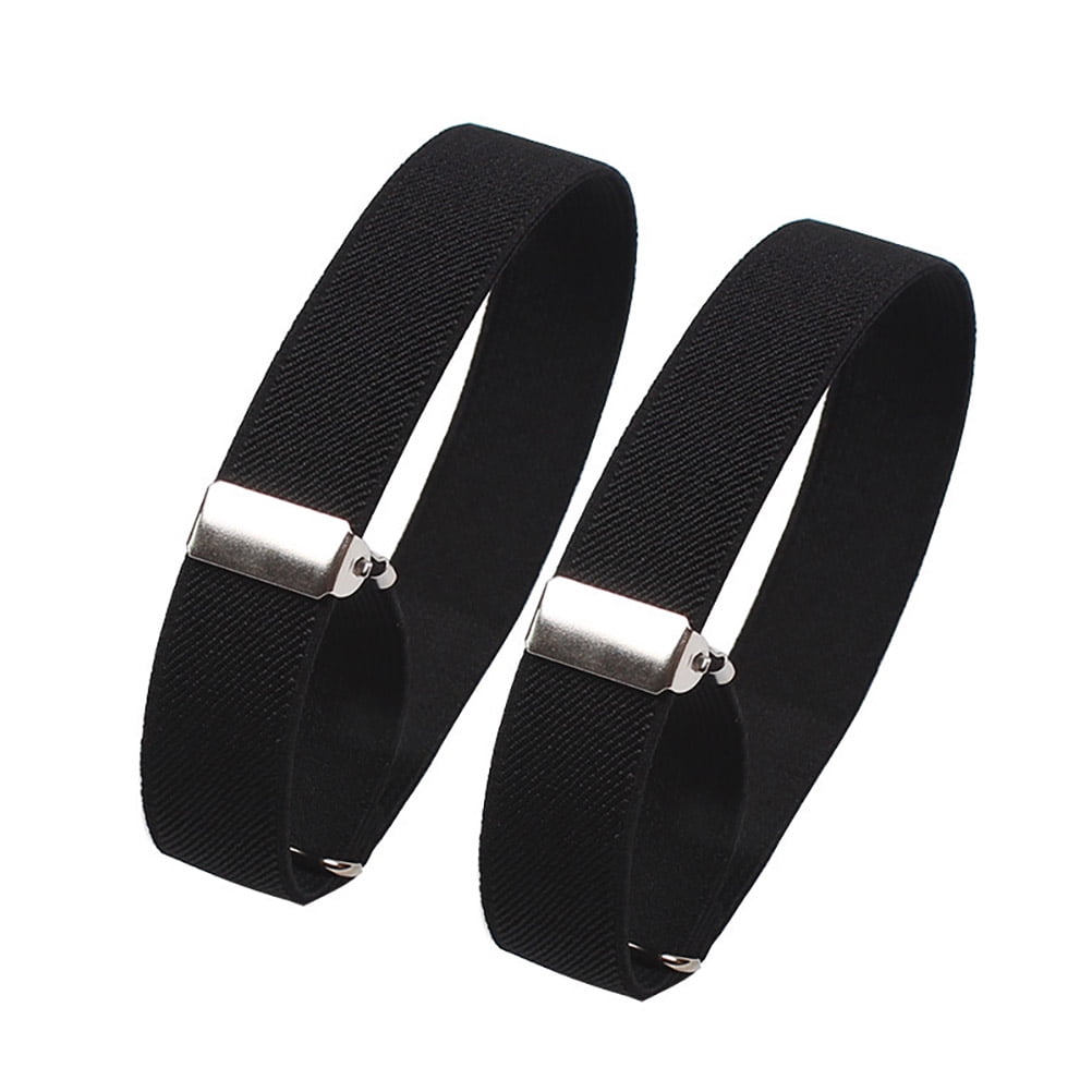 2 Pairs Shirt Cuff Ring Adjustable Armband Belt for Men Shirt Stays Men ...