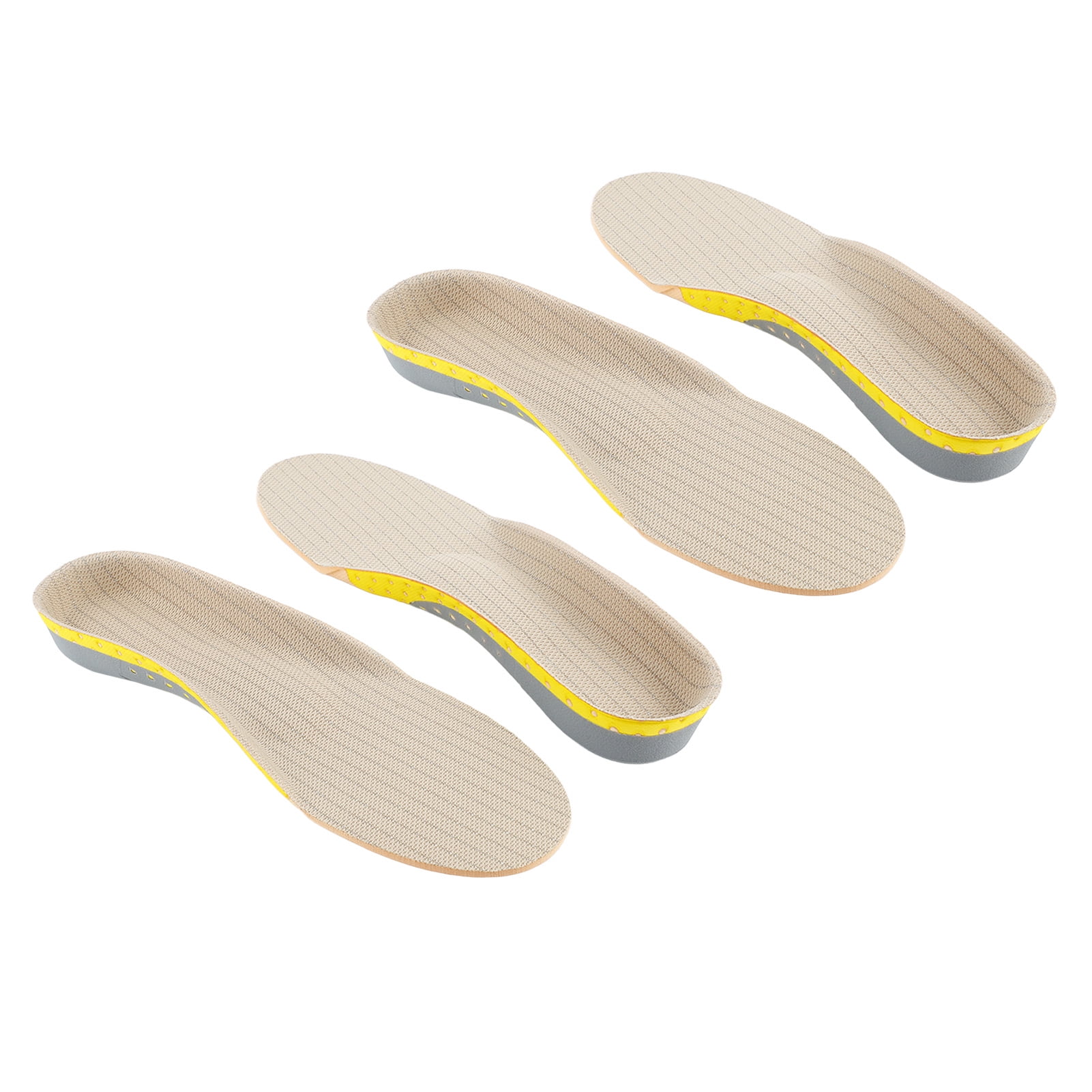 2 Pairs Shoe Insoles Light Weight Breathable Shoe Pads Flat Feet ...
