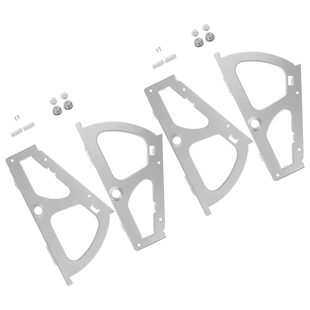 2 Pairs Steel Drawer Hinges Cabinet Flip Frames Shoes Rack Replacement ...