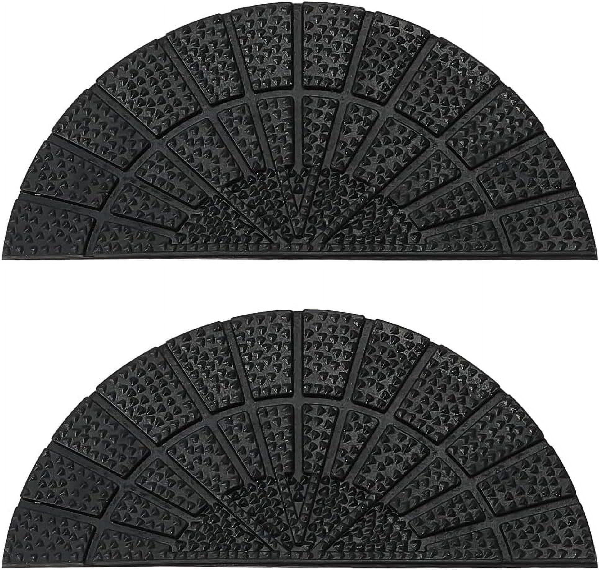 2 Pairs Shoe Repair Replacement Rubber Heels Anti Skid Rubber Shoes ...
