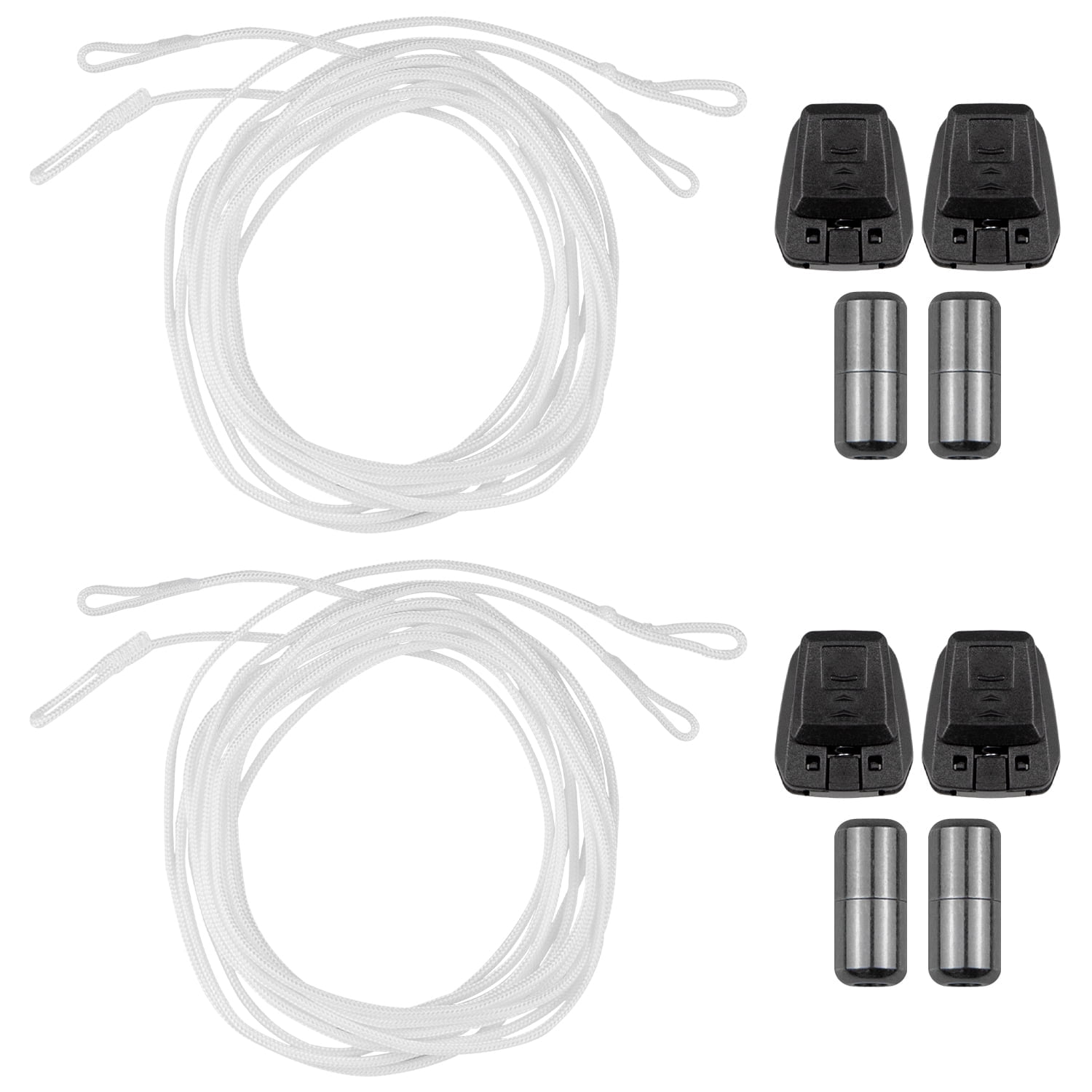 2 Pairs Shoelace Kit for Salomon, No Tie Round Shoe laces Strings for ...