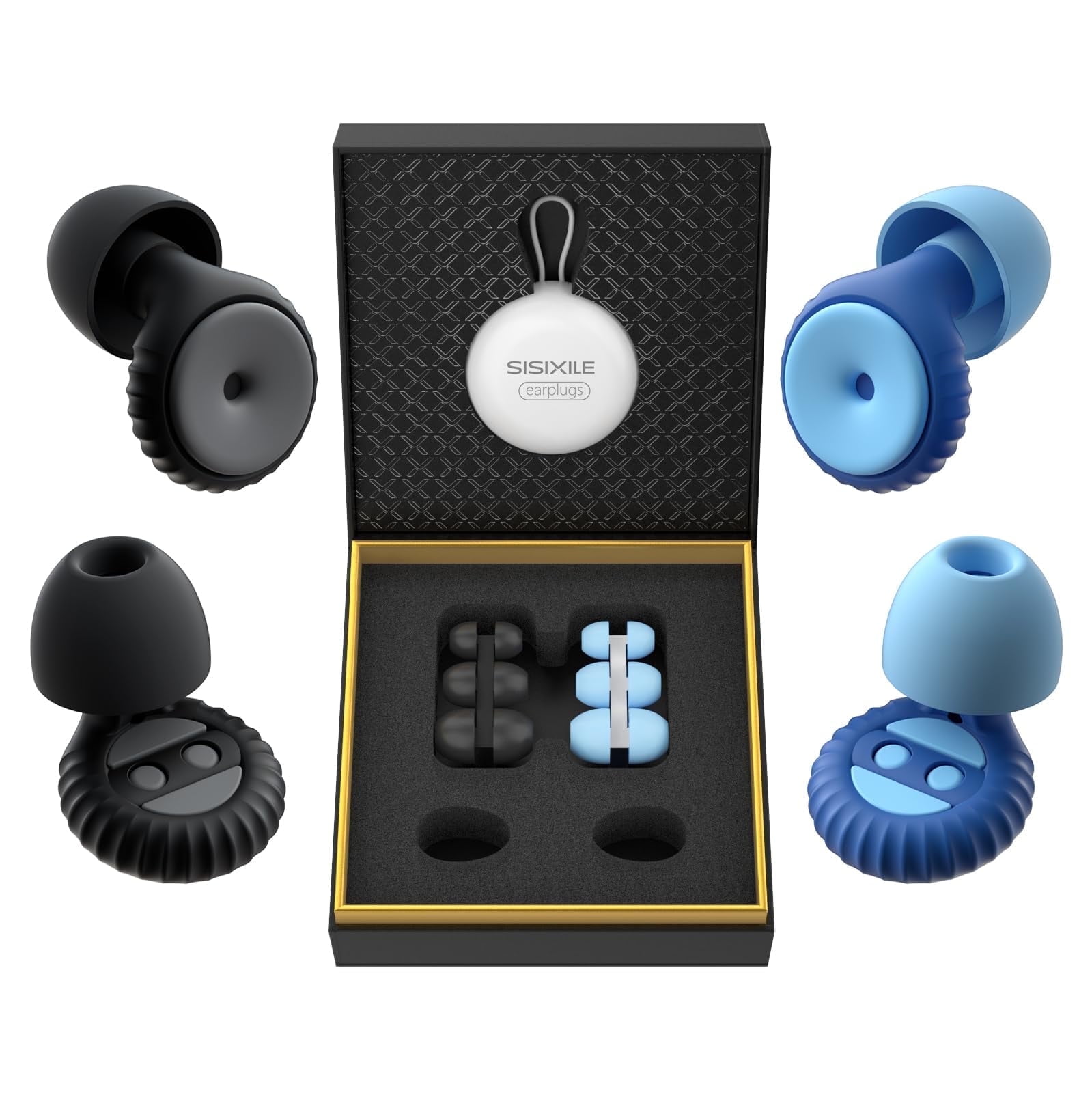 2 Pairs of Soft Ear Plugs for Sleeping Noise Cancelling, Ultra-Comfy ...