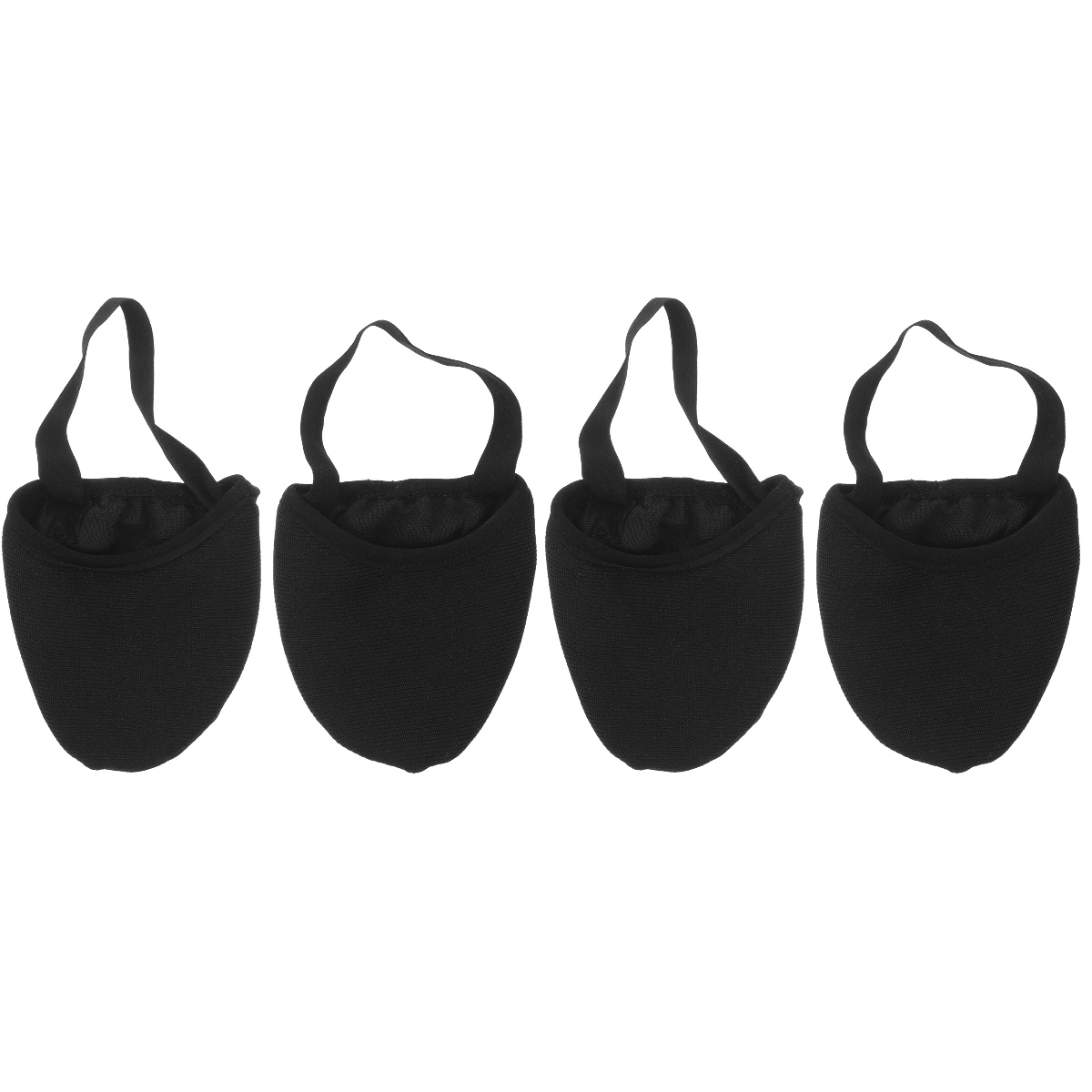 2 Pairs Soft Sole Forefoot Pad Toe Covers Shoe Inserts Cap Invisible ...