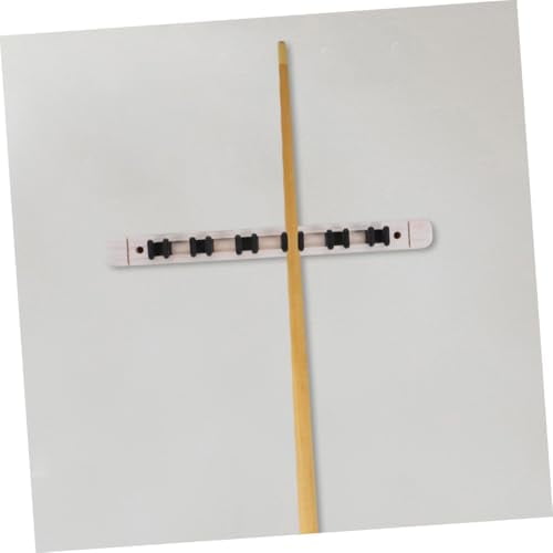 2 Pairs Solid Wood Billiard Cue Racks Wall Mounted Billiard Cue Holder ...