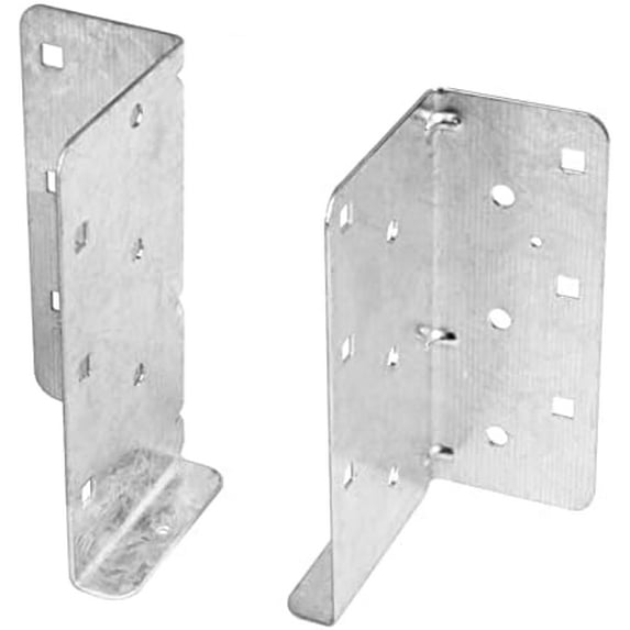 2 Pairs Split Joist Hanger for 2x6,16 Gauge Face-Mount Joist Bracket ...
