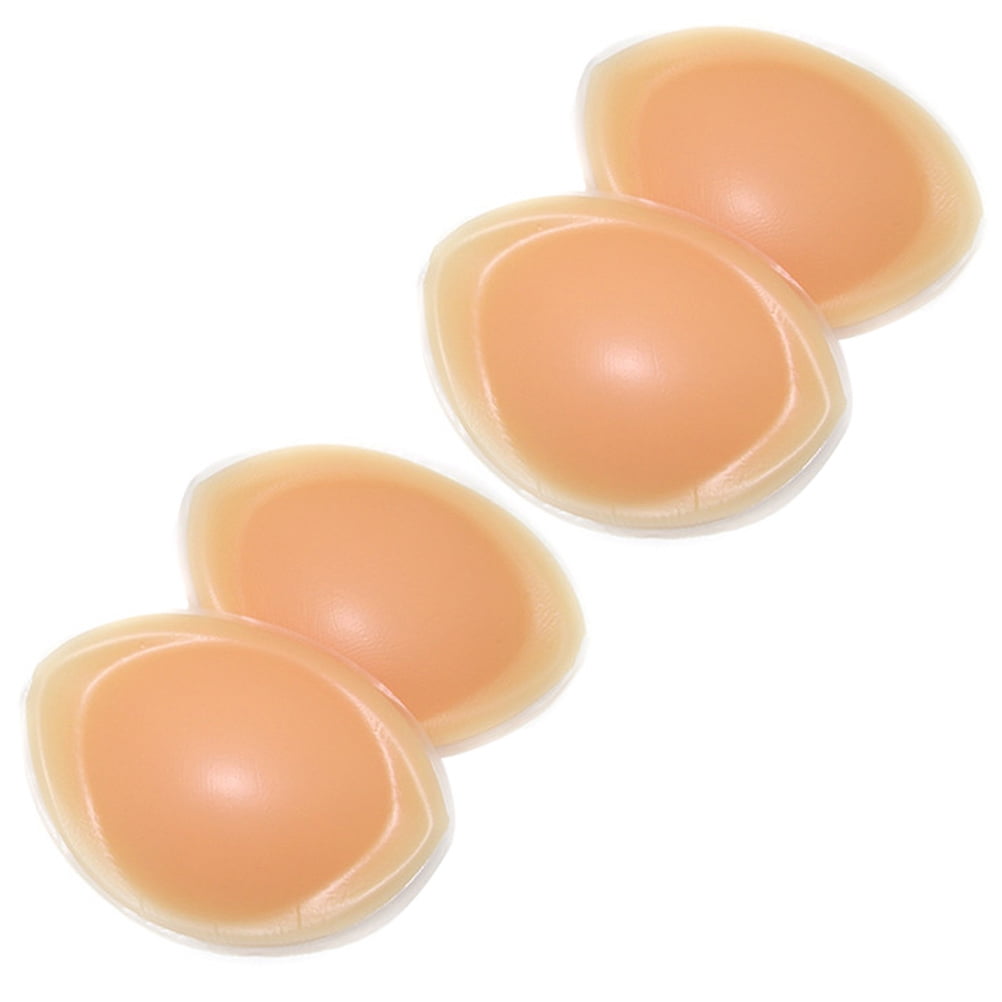 2 Pairs Sports Bra Inserts Silicone Bra Pads Removable Bra Pads Girl ...