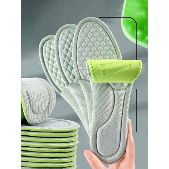 2 Pairs Sports Deodorant Insoles for Shoes - Soft Comfortable Running ...