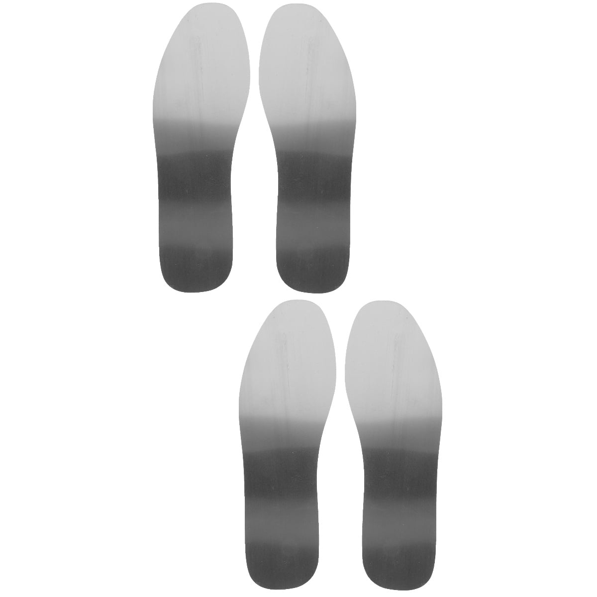 2 Pairs Stainless Steel Insole Mens Shoe Insoles Work for Boot Memory ...