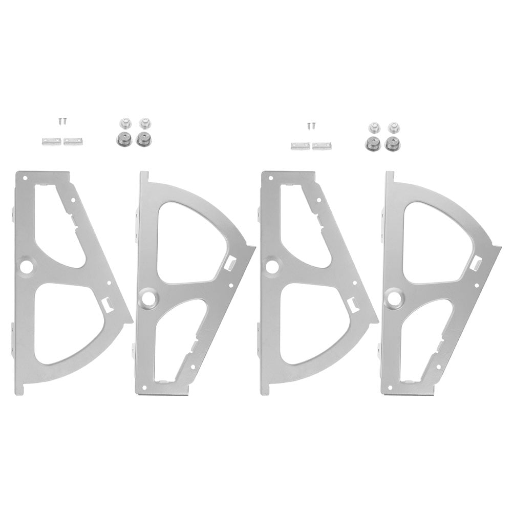 2 Pairs Steel Drawer Hinges Cabinet Flip Frames Shoes Rack Replacement ...