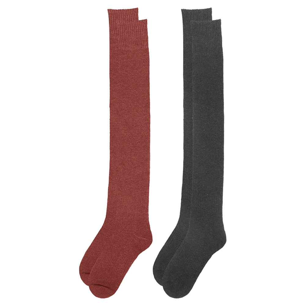 2 Pairs Stocking High Knee Socks for Women Highersocks over The Thigh ...