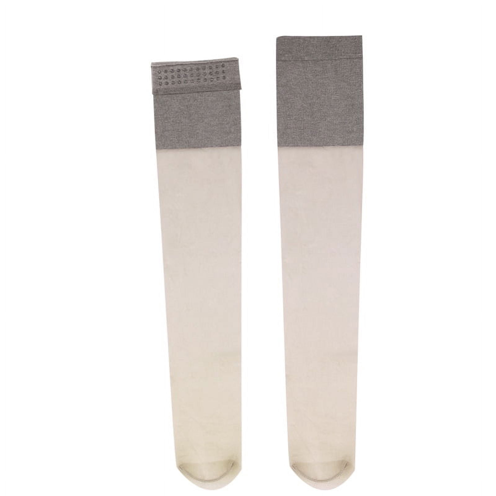 2 Pairs Summer Thigh High Socks Over the Knee Long Socks Women Over ...