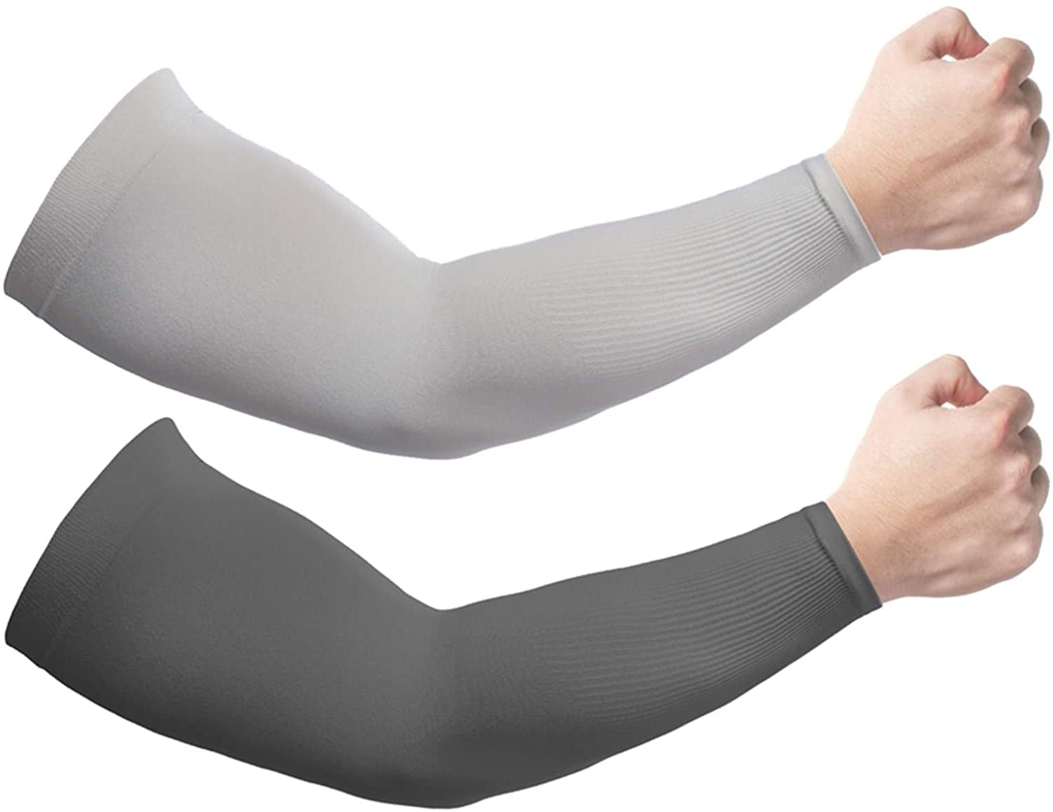 2 Pairs Sun UV Protection Cooling Arm Sleeves for Men and Women, UPF 50 ...