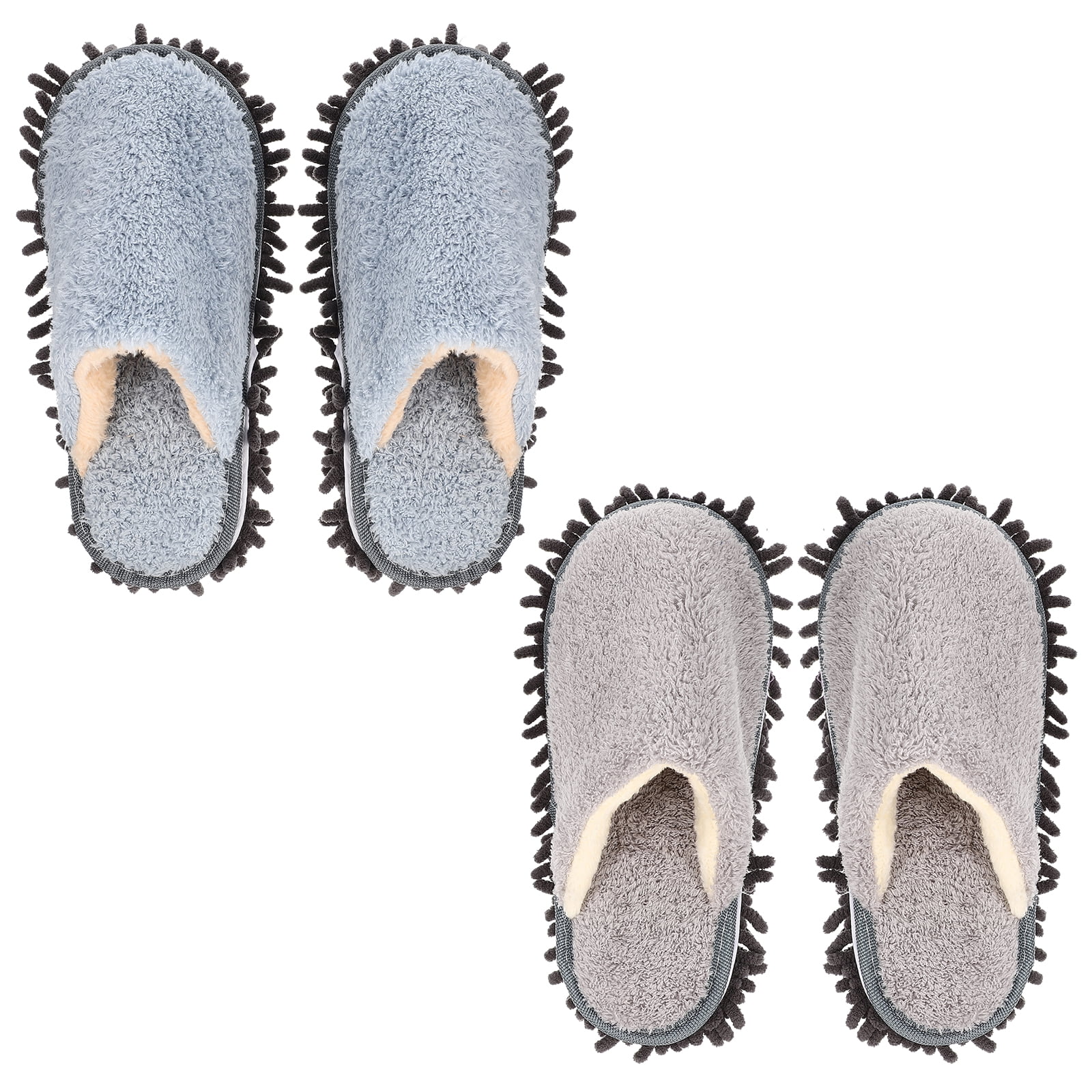 2 Pairs Supplies Slippers Convenient Mop Shoes Adult Mop Shoes Women's ...