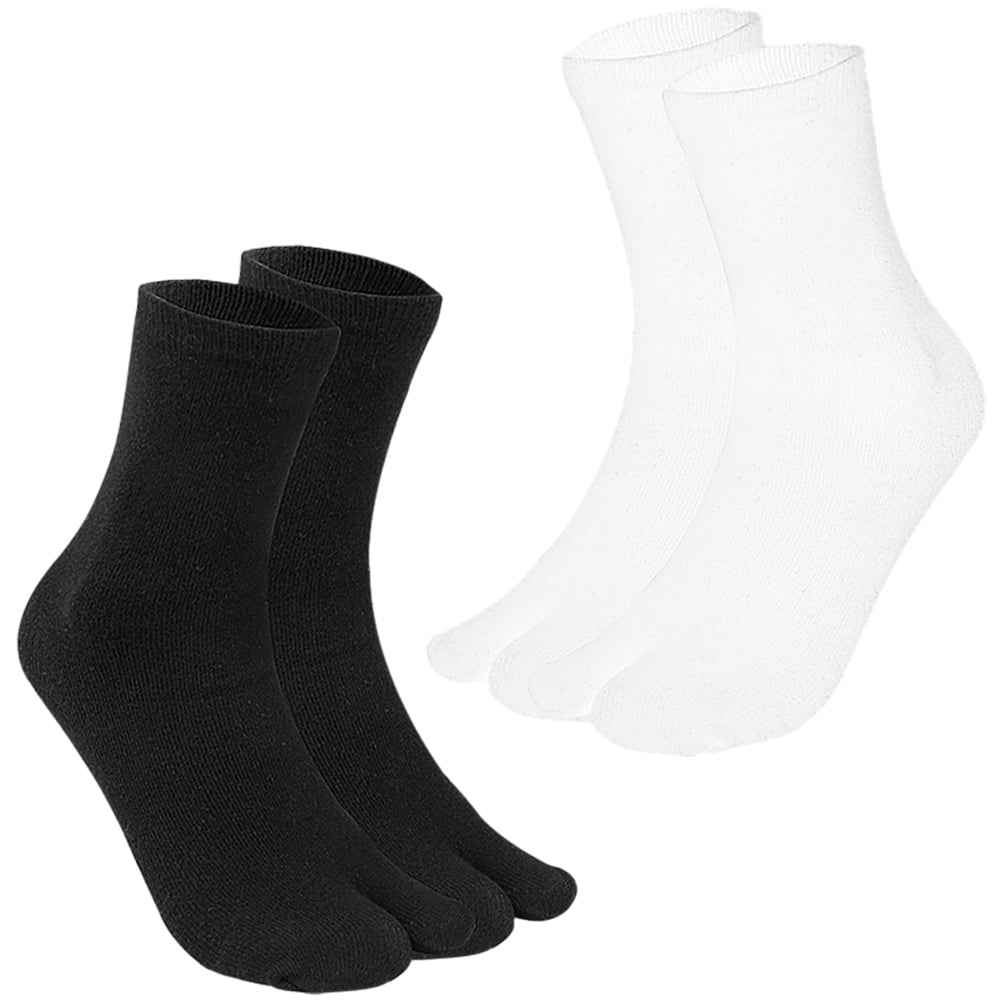 2 Pairs Tabi Socks Toe Women Silicon Slip Resistant Split Shoes ...